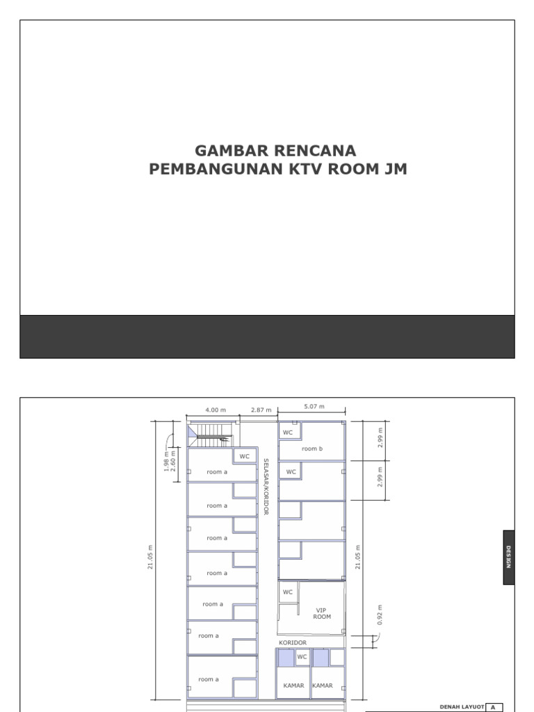 Gambar Rencana Pembangunan KTV Room JM | PDF