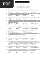 Aakash PT 1 QUESTION PAPER | PDF | Epithelium | Force