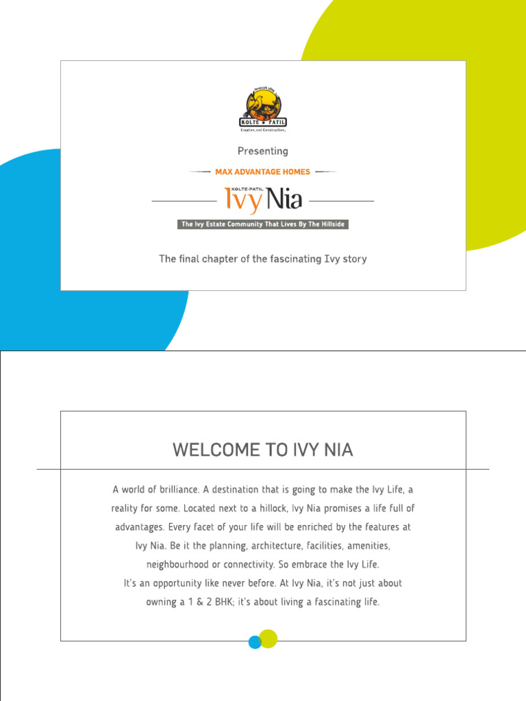 Ivy Nia Brochure | PDF