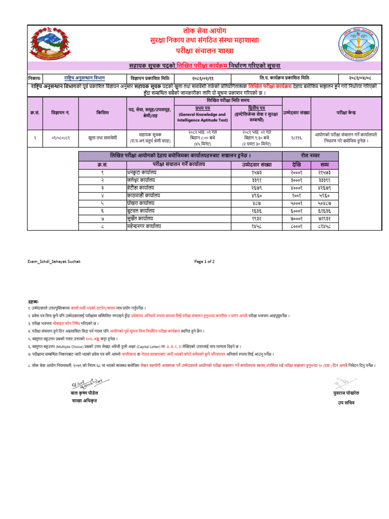 NID Sahayak Suchak1 | PDF