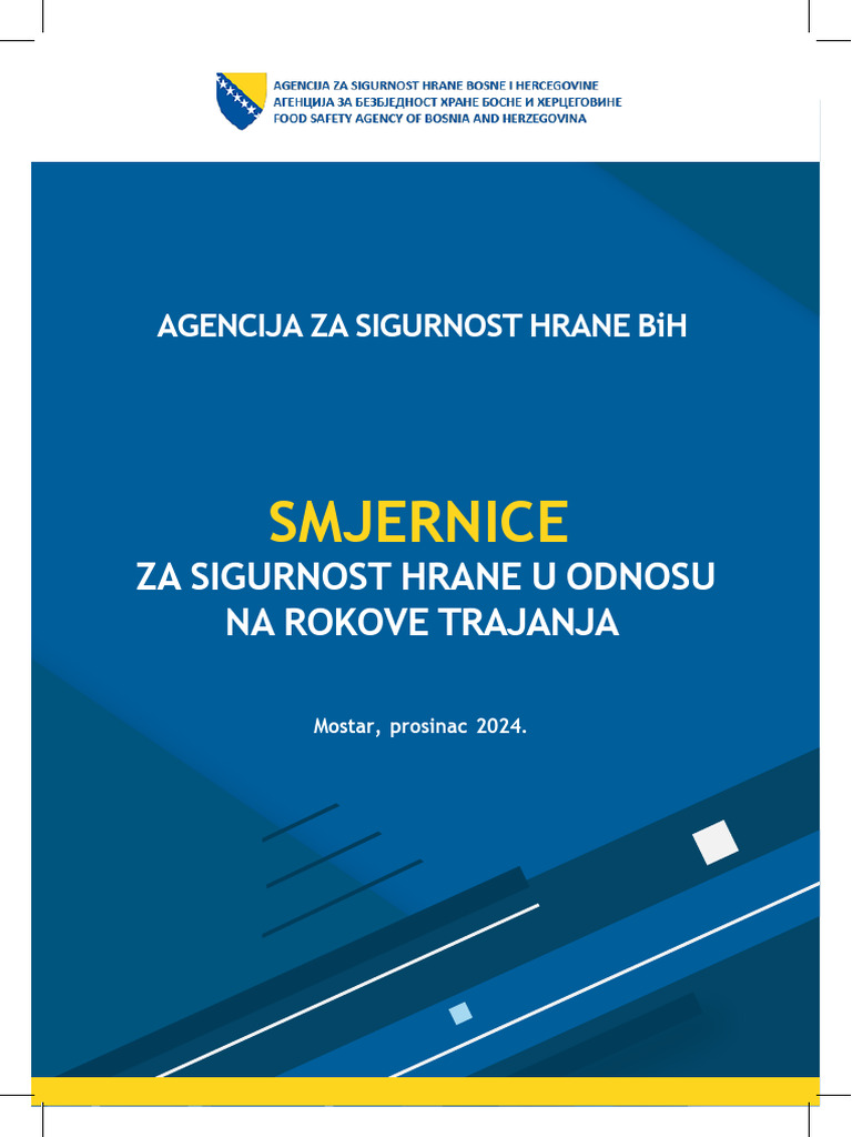 Smjernice Sigurnost-Hrane Rokovi-Trajanja | PDF