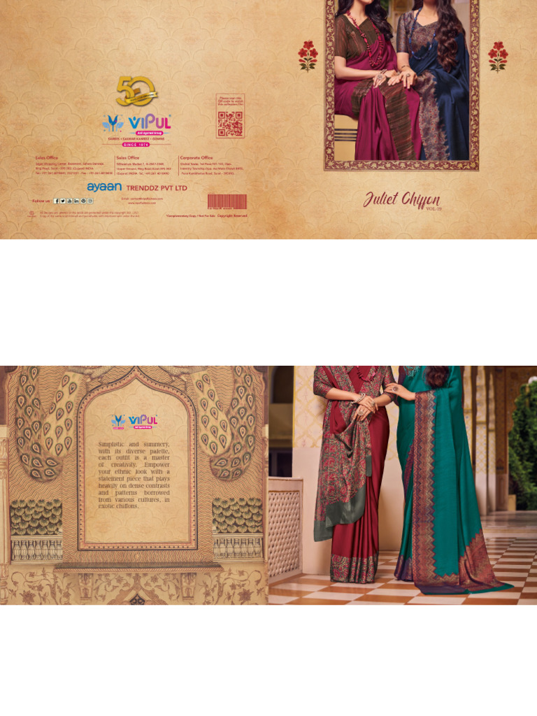 VIPUL_Juliet Chiffon Vol-19 (1) (1) (1) | PDF