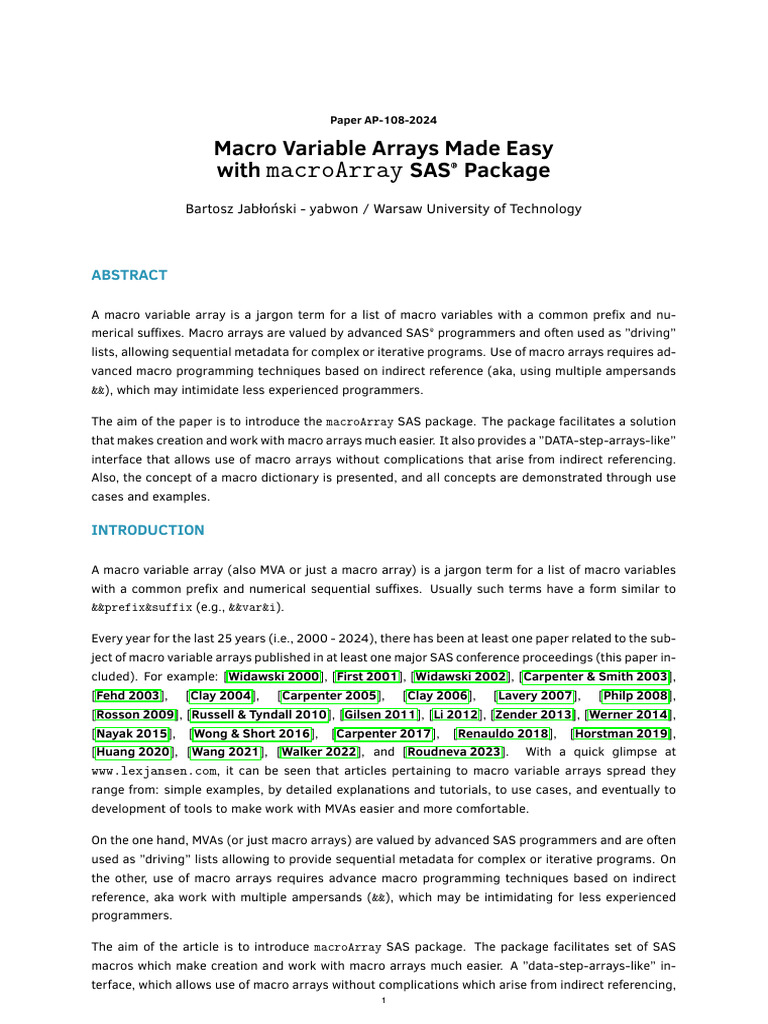 PharmaSUG-2024-AP-108 | PDF | Parameter (Computer Programming) | Sas ...