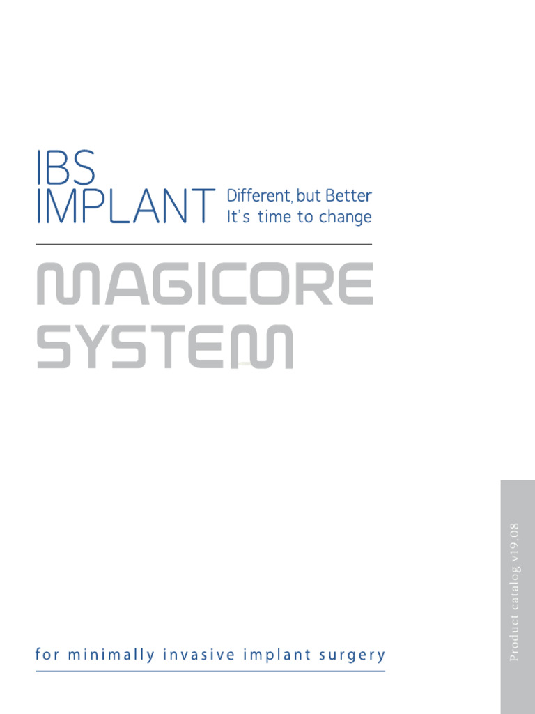 MagiCore Catalog 2019.08 | PDF | Dental Implant