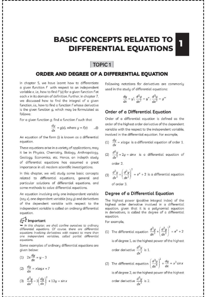 Differential Equations Pdf