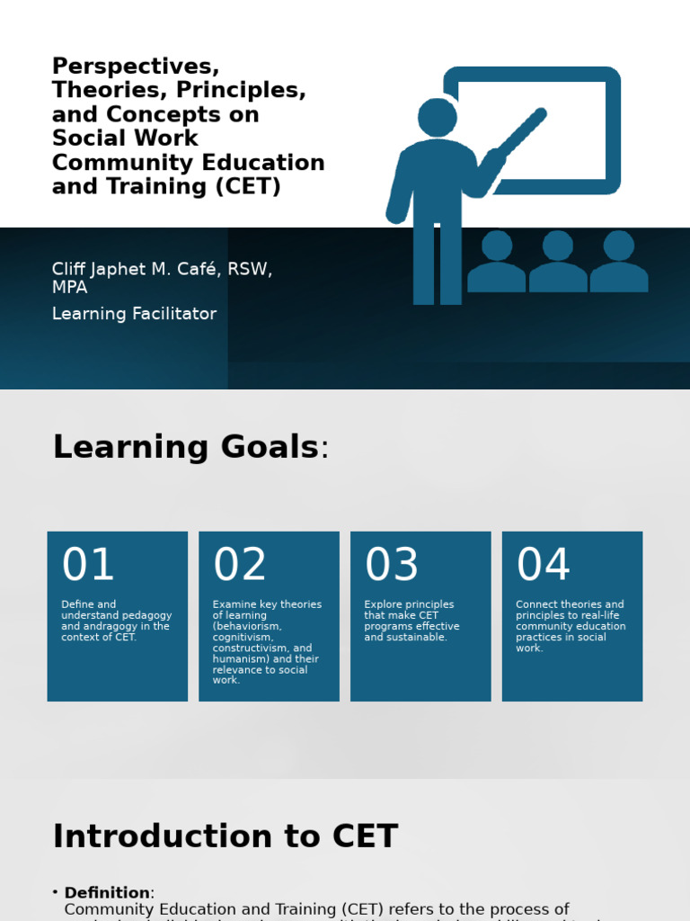 SW 322 CET Introduction | PDF | Learning | Pedagogy