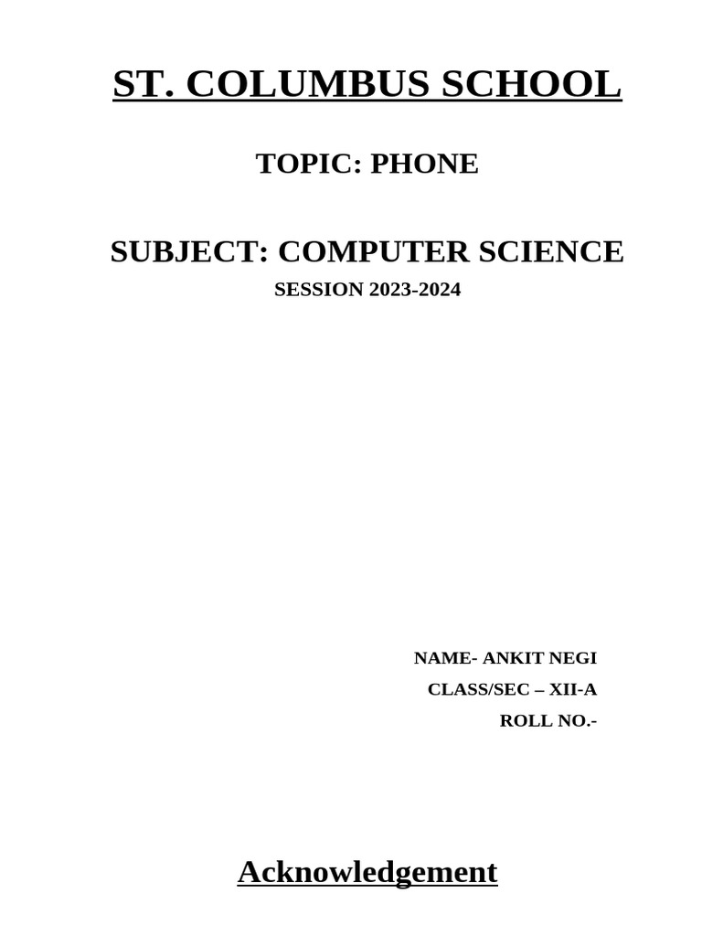 ANKIT_DOC[1] | PDF | Computer Hardware | System Software