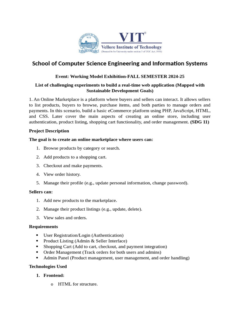 List of Challenging Experiments For Working Model Prototype | PDF ...