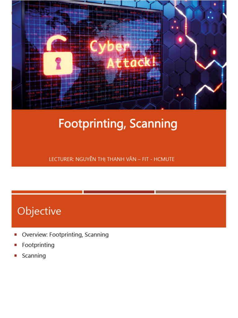 Chapter 3 - Footprinting Scanning | PDF | Transmission Control Protocol ...