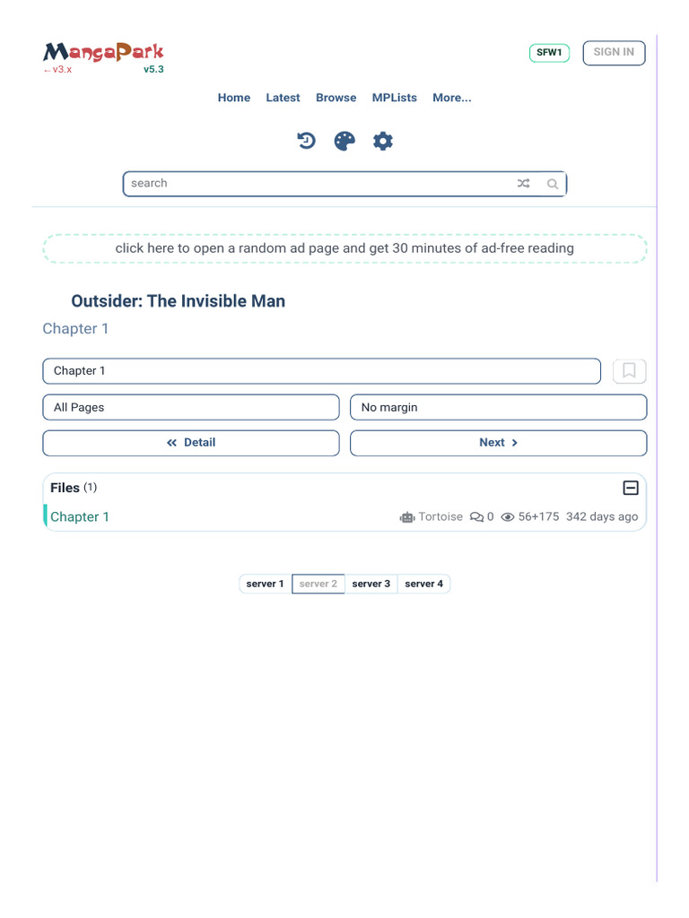 Outsider: The Invisible Man Chapter 1 | PDF