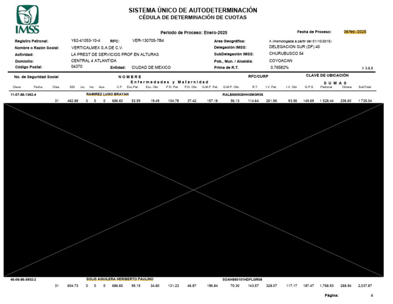 Cedula Sua Enero 2025 Brayan-Heriberto | PDF