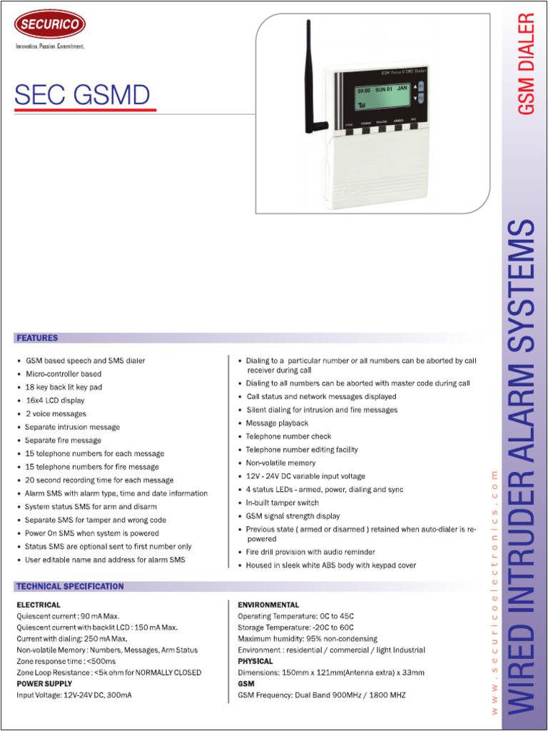 2, GSM Module - SEC-GSMD | PDF