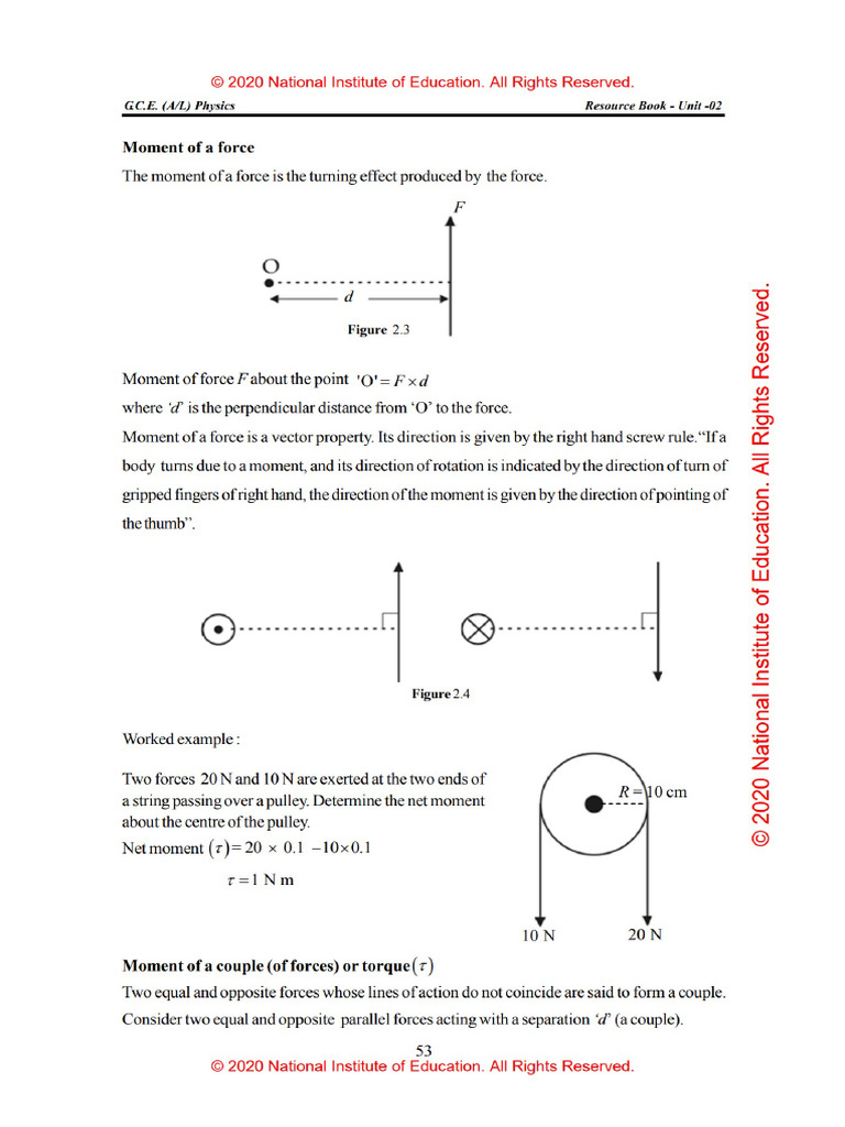 AL Physics Resource Book Unit 1,2-EM-1 Copy Pages 61, 62 | PDF