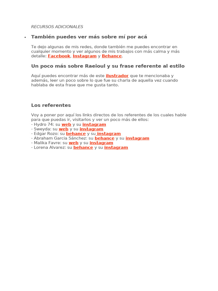 Recursos Adicionales | PDF