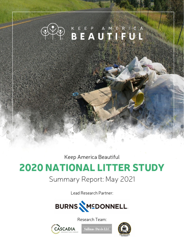 Litter Study Summary Report May 2021 Final 05172021 | PDF | Waste | Drink