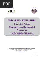 Candidate-Guide-FINAL ADEX | PDF | Dental Degree | Personal Protective ...