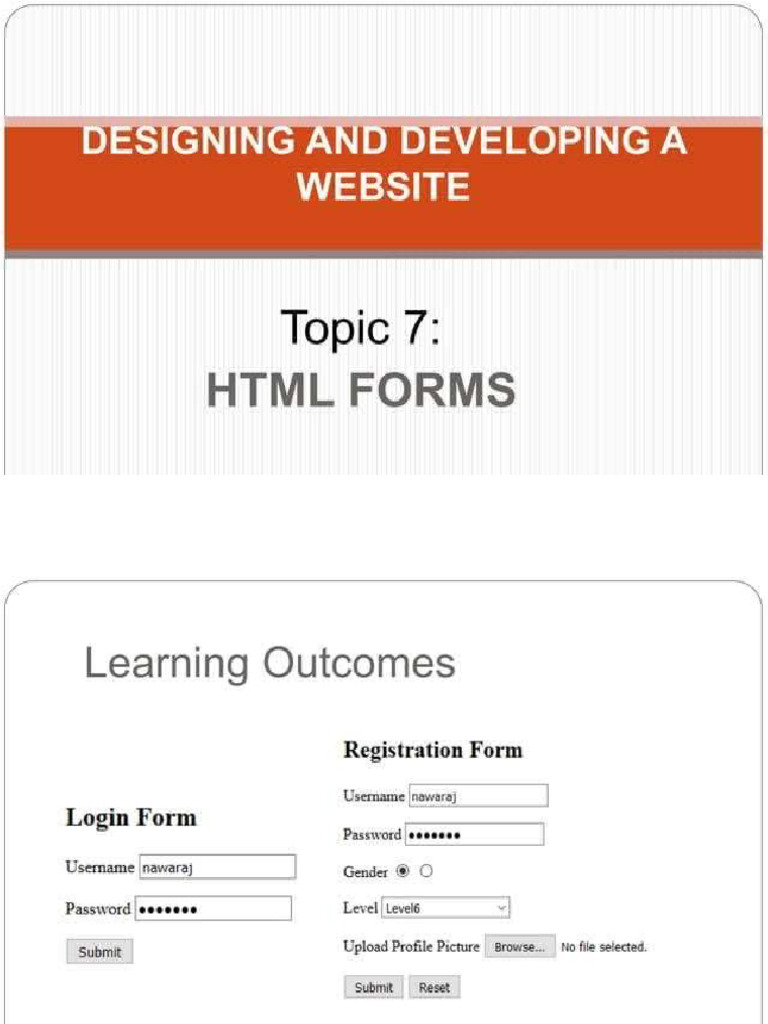 HTML Forms | PDF