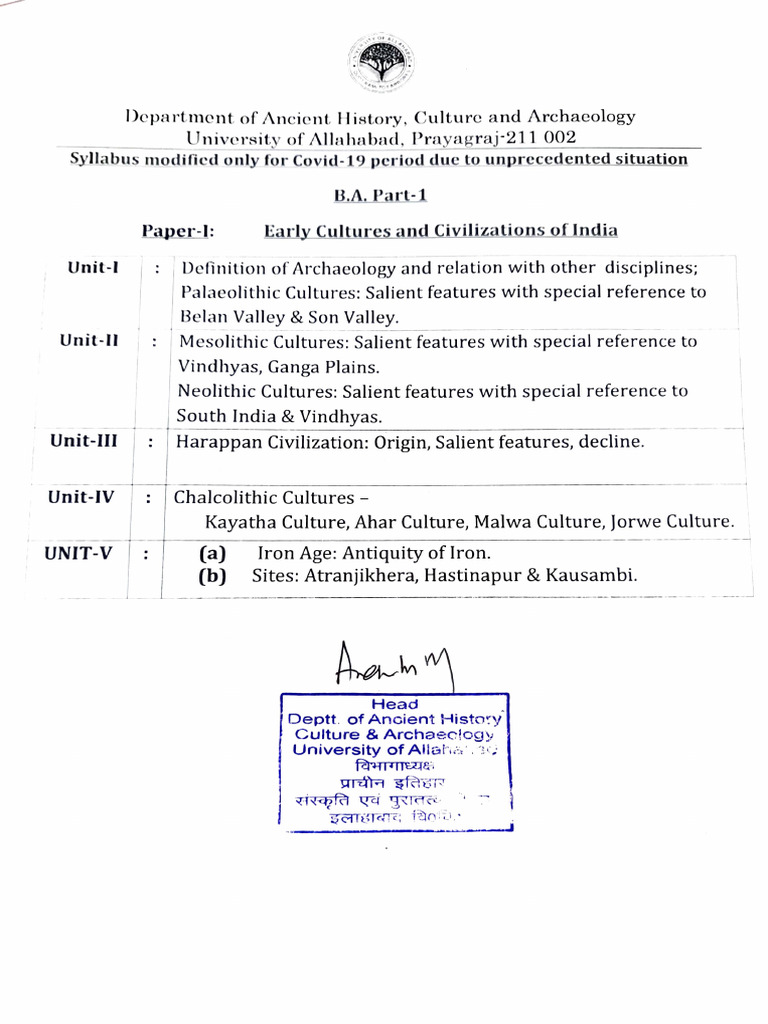 B A 1,2,3 - Revised Syllabus | PDF