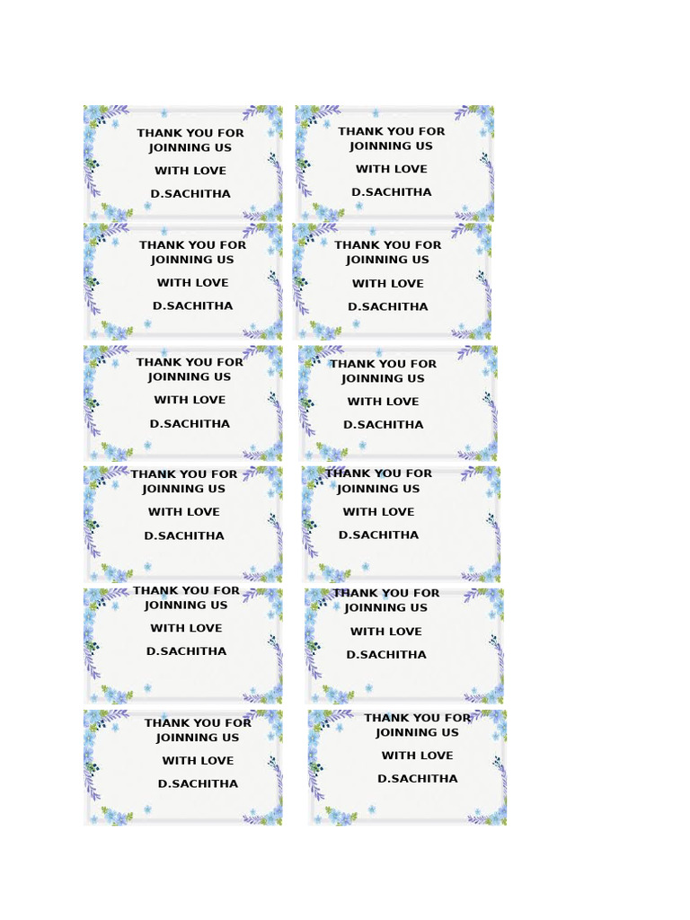 Door Gift | PDF