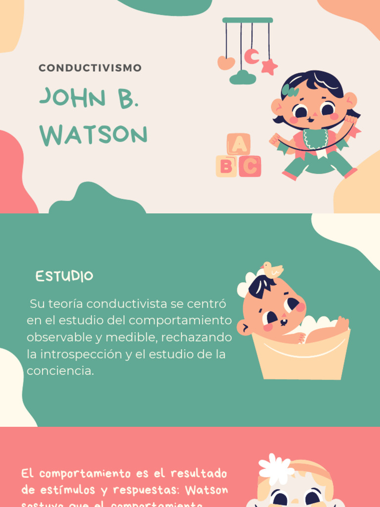 John B. Watson | PDF | Conceptos psicologicos | Ciencias del comportamiento