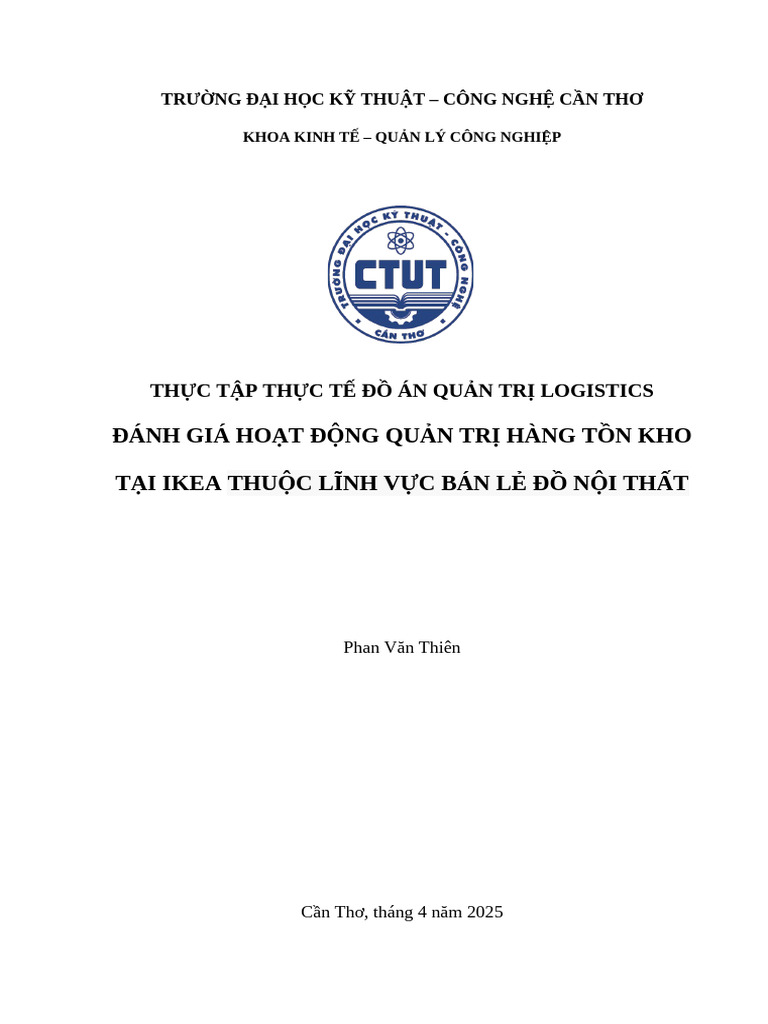 QT Logistics Chính | PDF