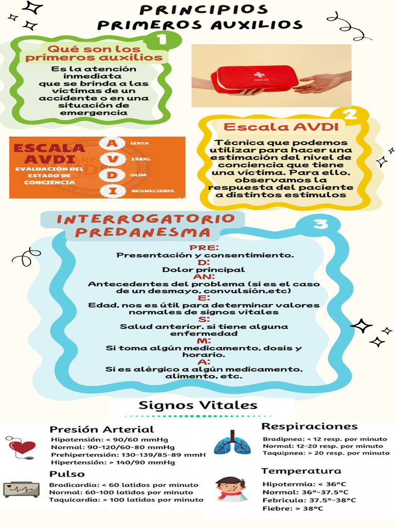 Escala AVDI en Primeros Auxilios | PDF