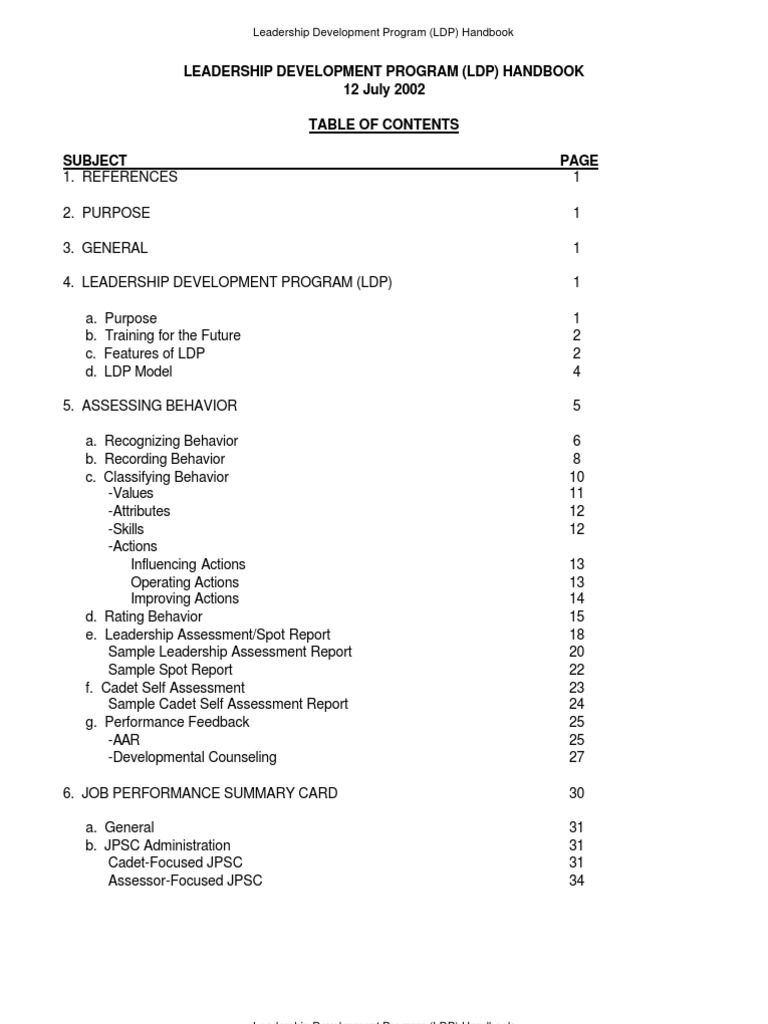 Leadership Development Program Guide | PDF | Leadership | Educational ...