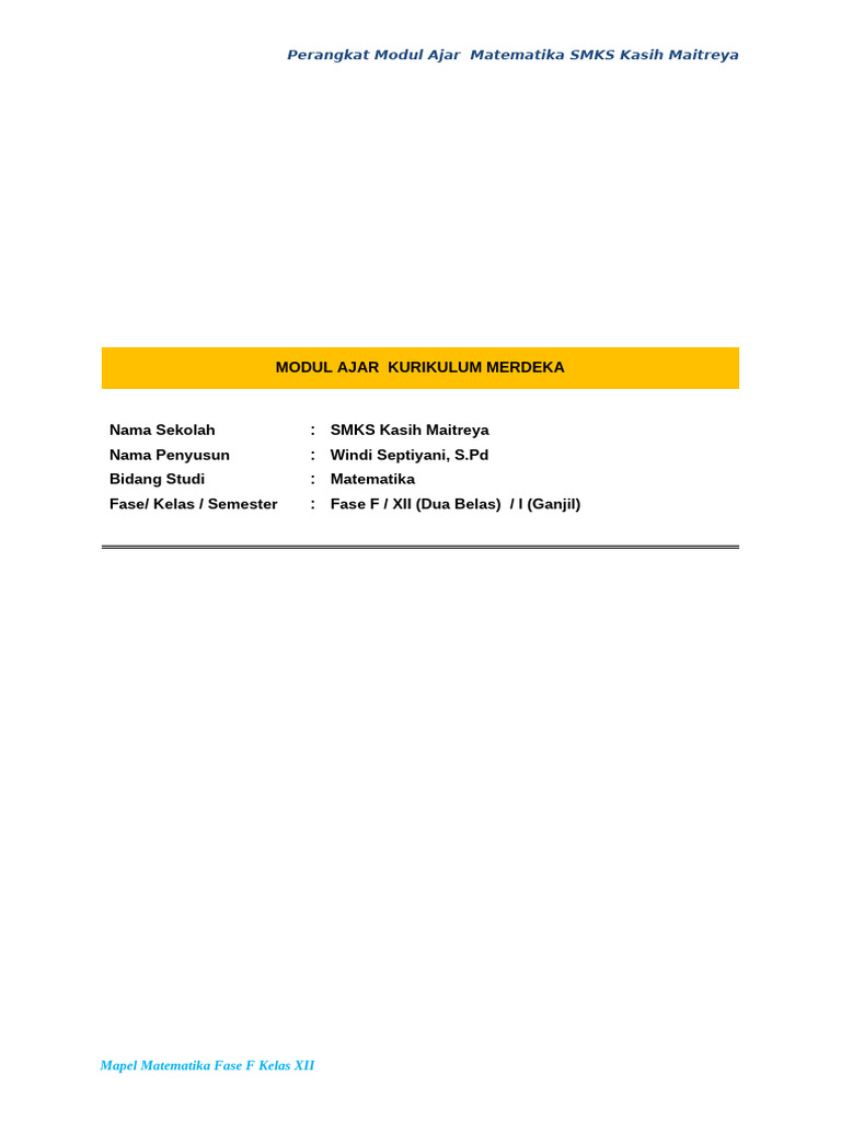Modul Ajar Transformasi Fungsi | PDF