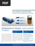 Hiller Decanter Centrifuges Overview | PDF | Electric Motor | Waste