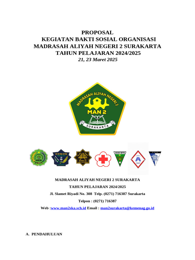 Proposal Baksos 2025 3 | PDF