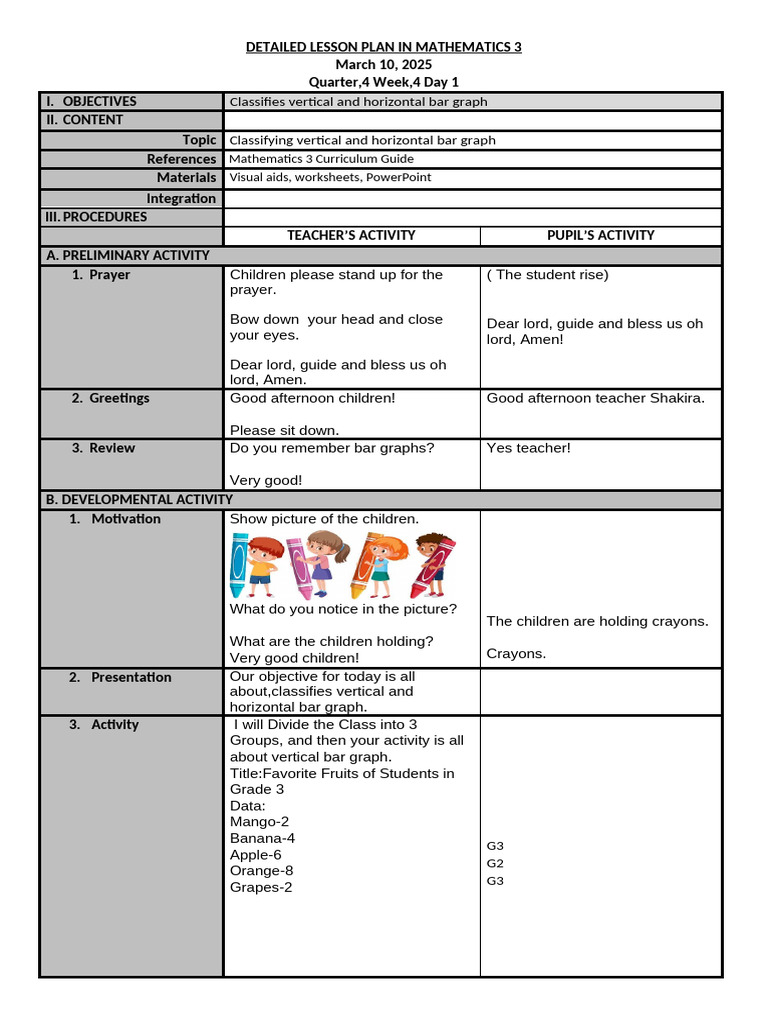4as LESSON-PLAN Mathematics | PDF