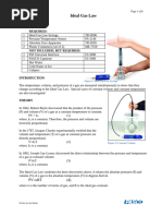 Exploring Pressure-Volume in Syringes | PDF | Gases | Pressure