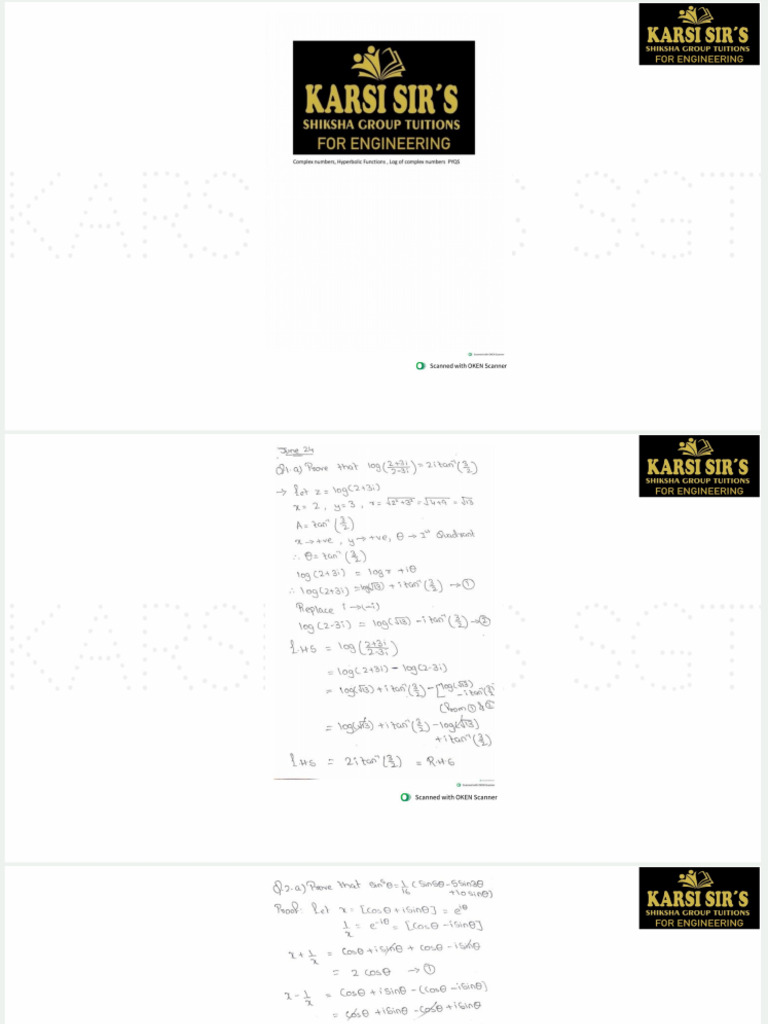 Complex Pyqs Finalll | PDF