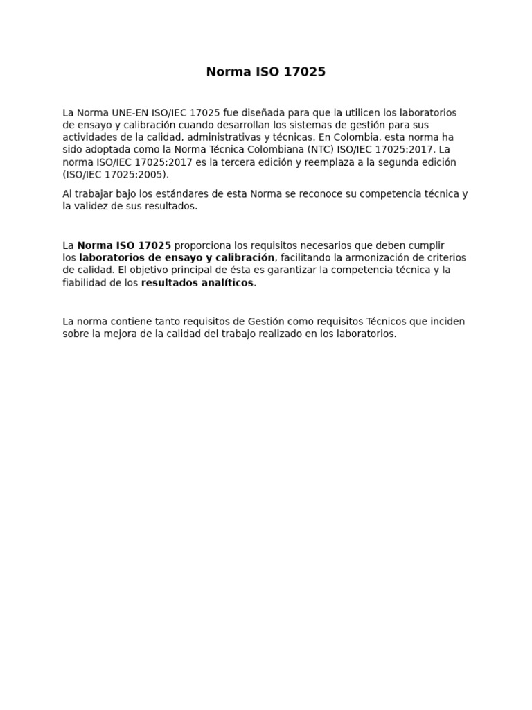 Norma ISO 17025 | PDF