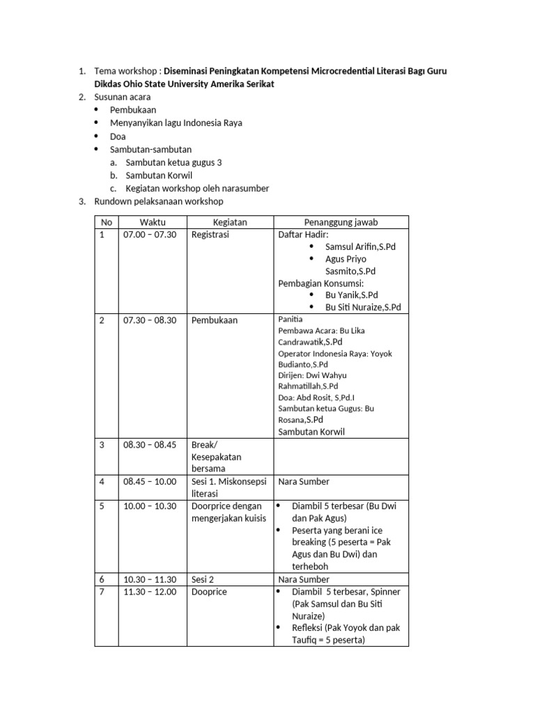 Proposal Workshop | PDF