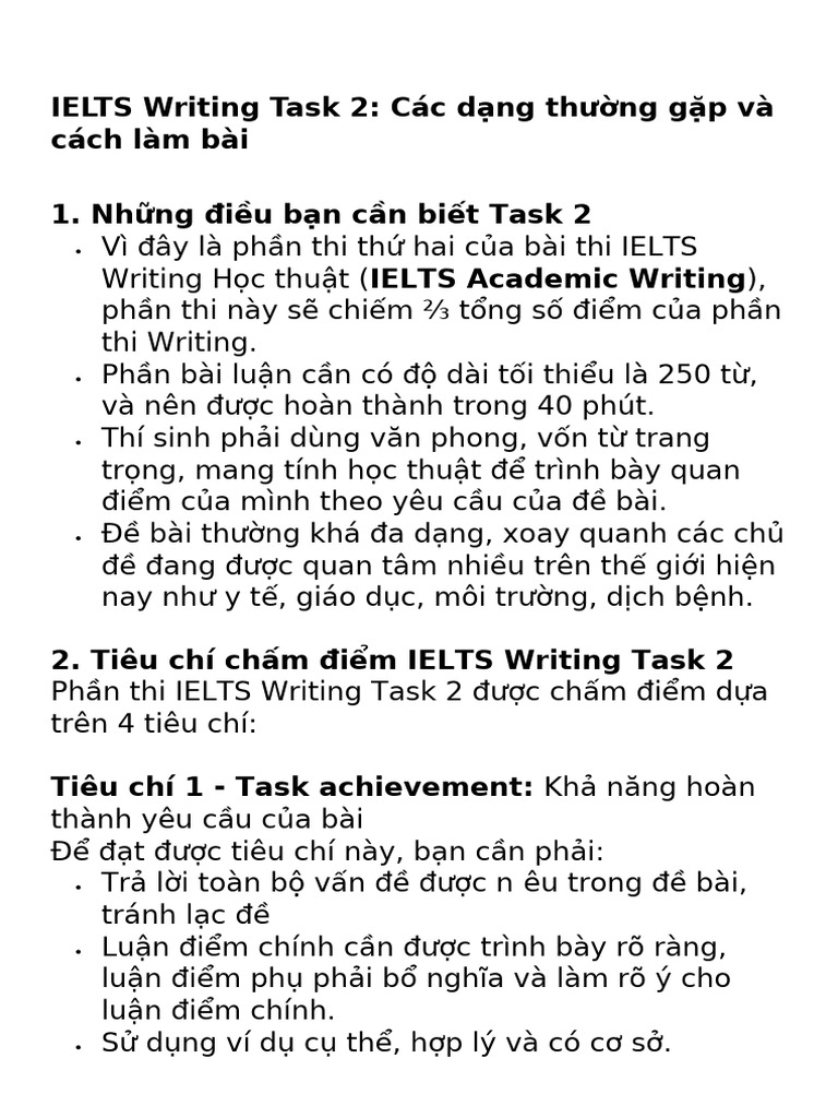 IELTS Writing Task 2 | PDF