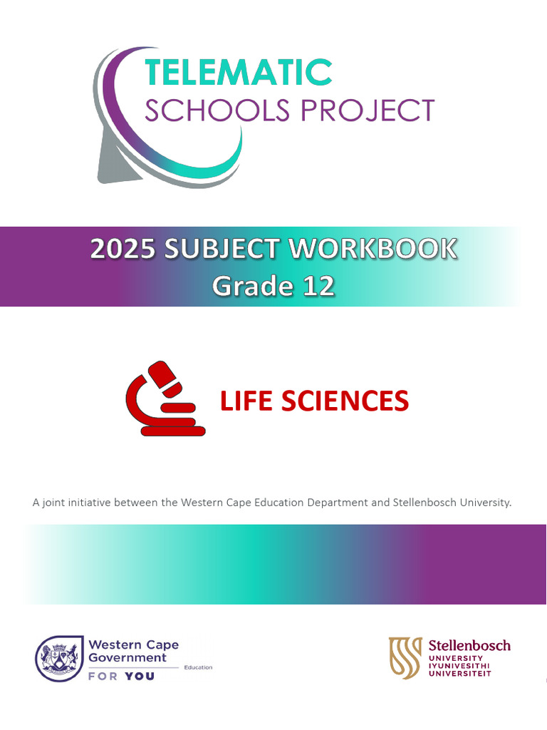 Grade 12 Life Sciences Workbook 2025 | PDF | Menstrual Cycle ...