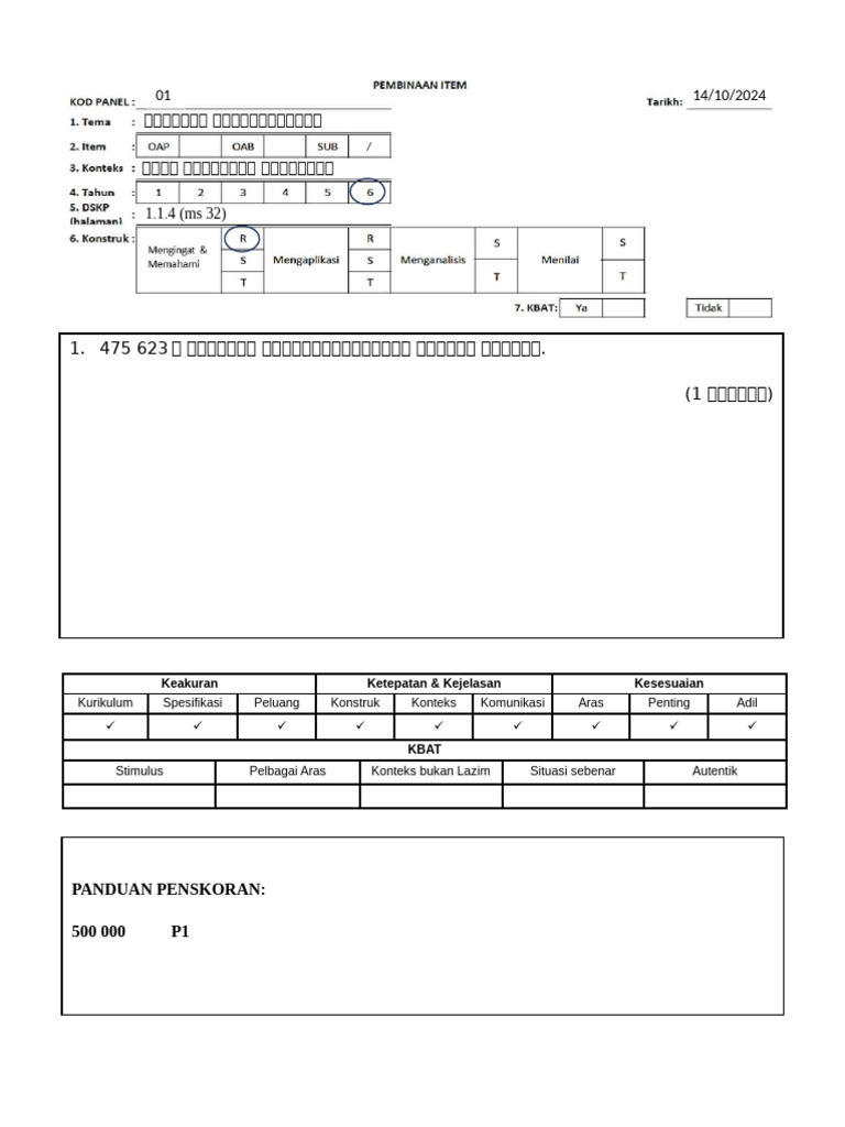 Jsi Maths THN 6 - New | PDF