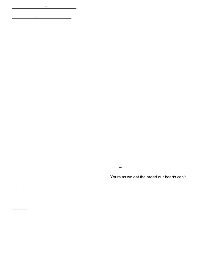 Wedding Mass - Robin - Chapel | PDF | Glory (Religion) | God The Father