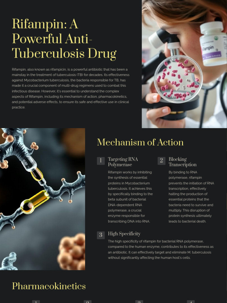 Rifampin A Powerful Anti Tuberculosis Drug | PDF | Tuberculosis ...