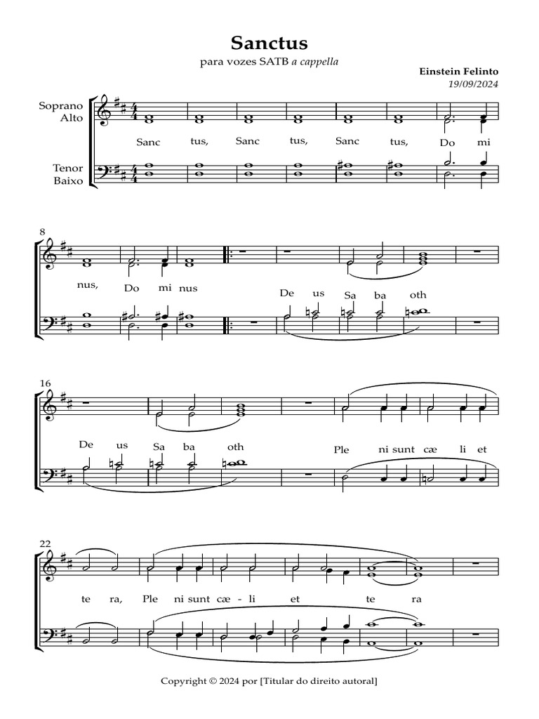 Sanctus | PDF