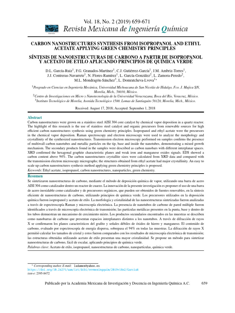 Carbon_Nanostructures_Synthesis_from_Iso | PDF | Carbon Nanotube | Graphene