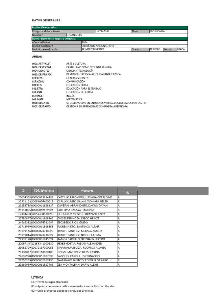 3 Secundaria RegNotas - 17794200 - 20 - F02024 - T1 - 38426 | PDF