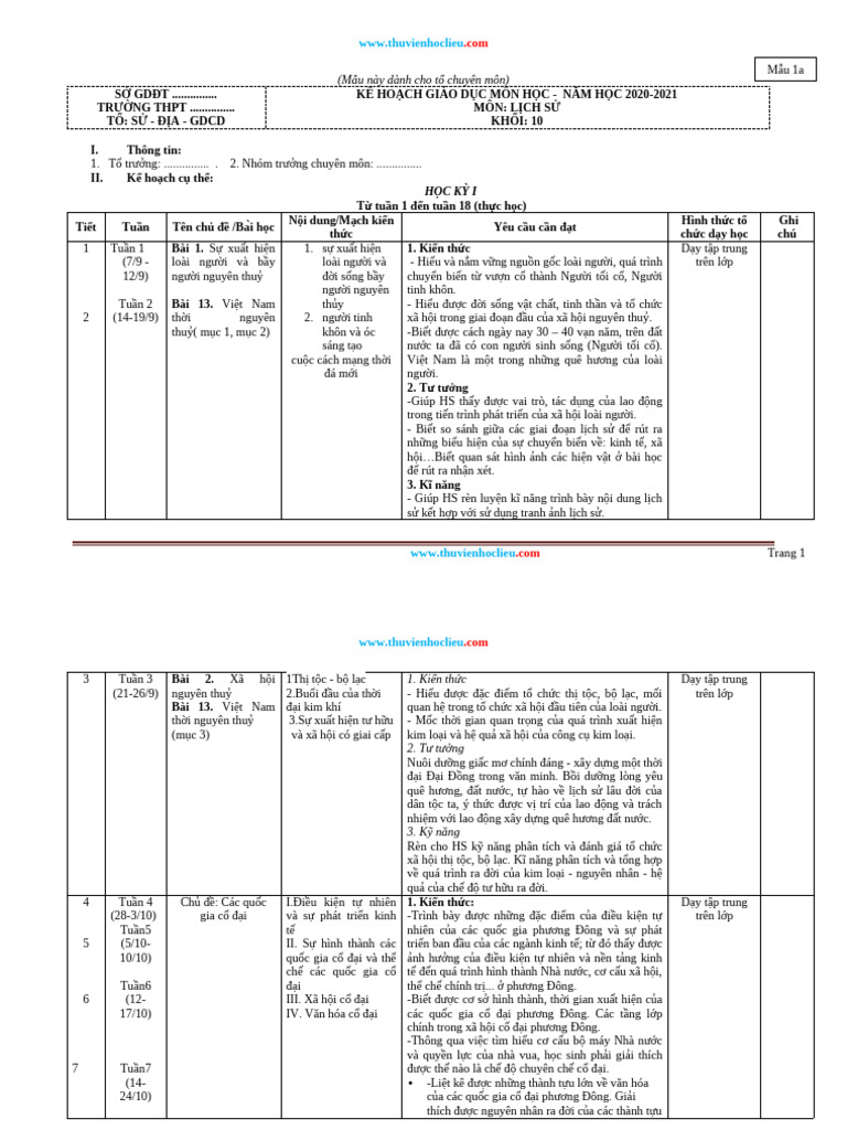 KHGD-LICH-SU-10 | PDF