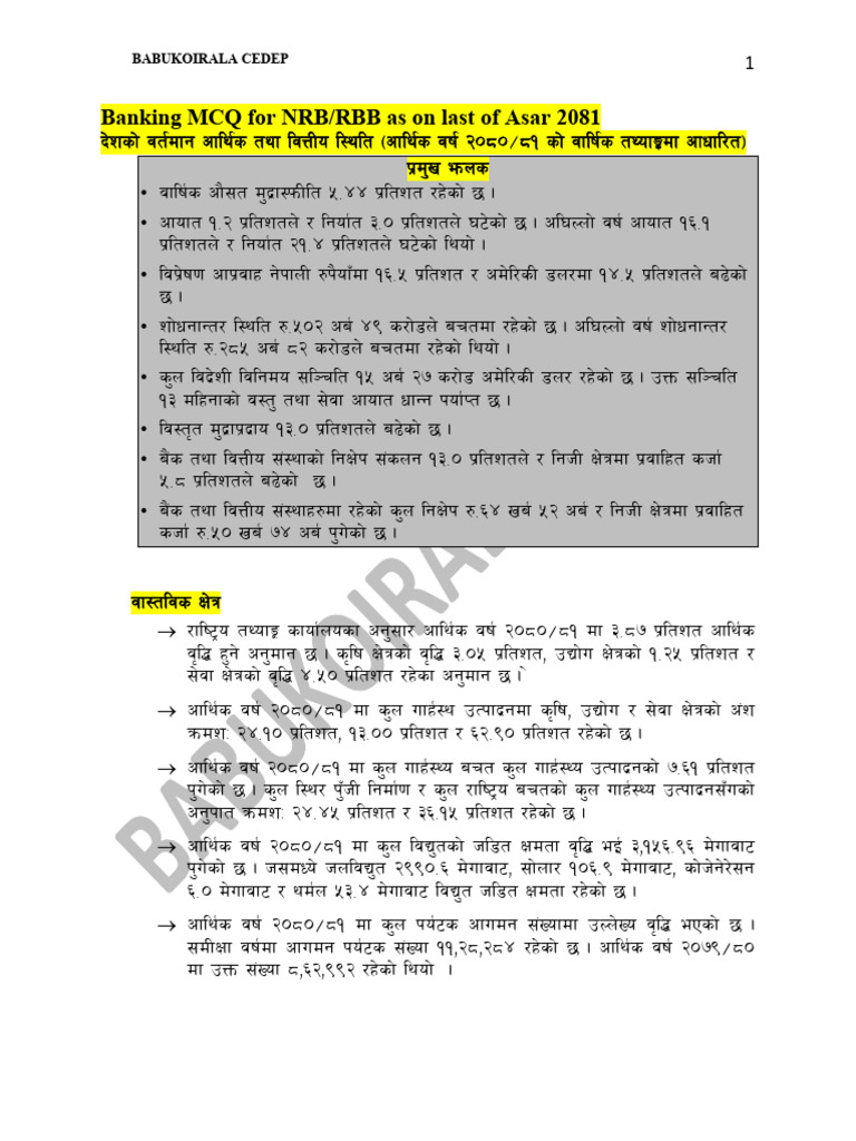 Banking MCQ for NRB as on Last of Asar 2081 (1)_93c5172e-Ff2e-4116-Bbe1 ...