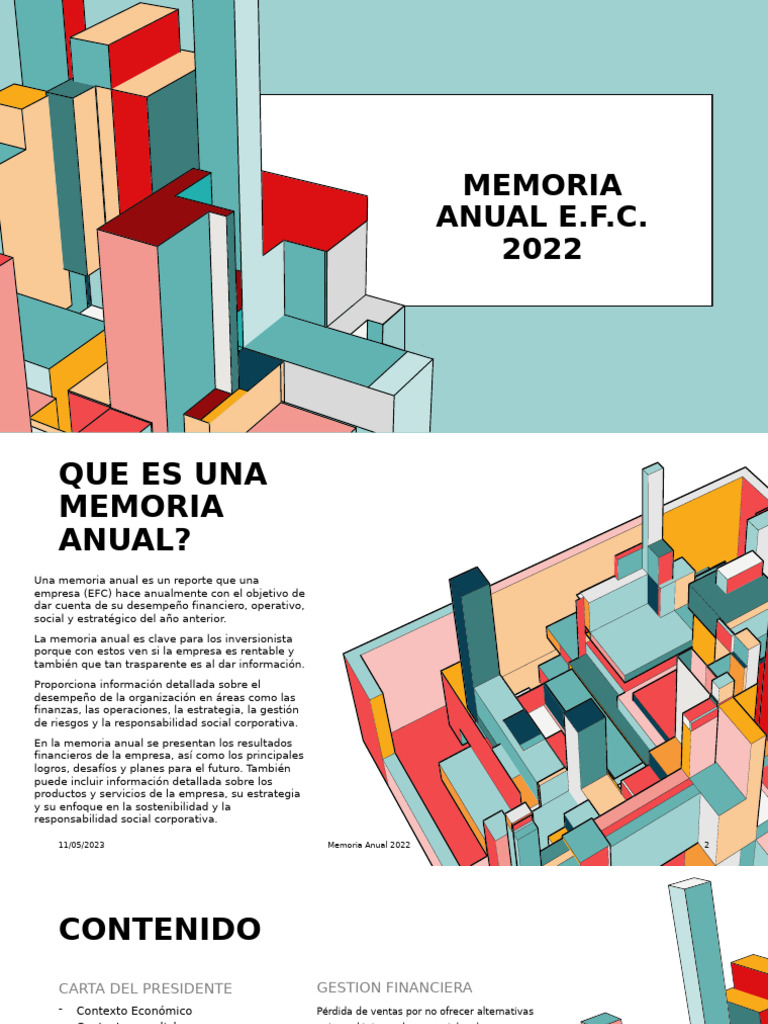 Memoria Anual EFC | PDF | Mercado (economía) | Business