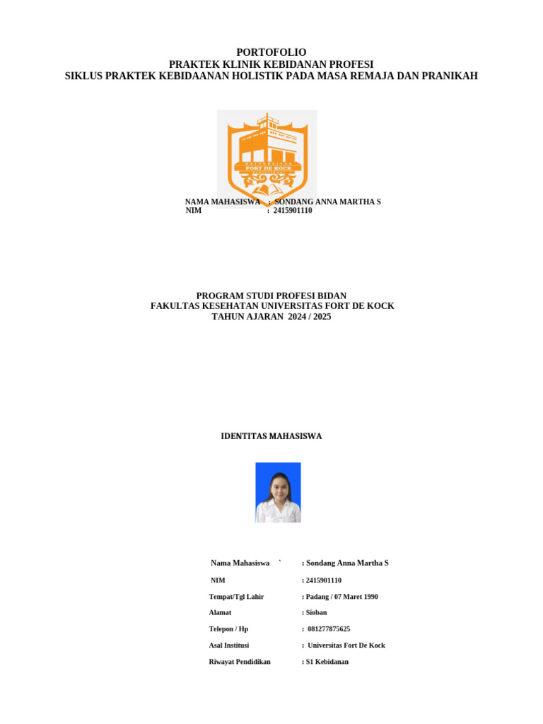 (SIKLUS 1) PORTOFOLIO DIKA | PDF