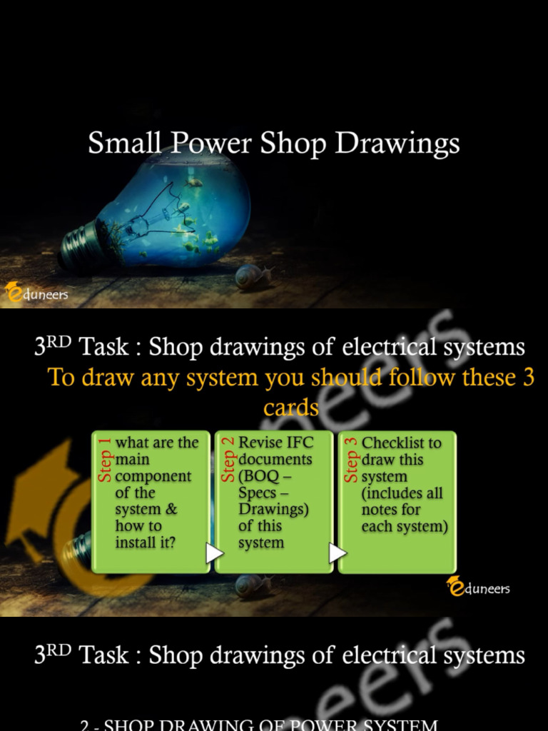 Lec2_Shop_drawing_of_power_system | PDF