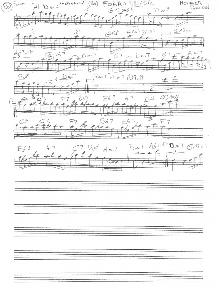 Forro Brasil (BB) Hermeto Pascoal | PDF