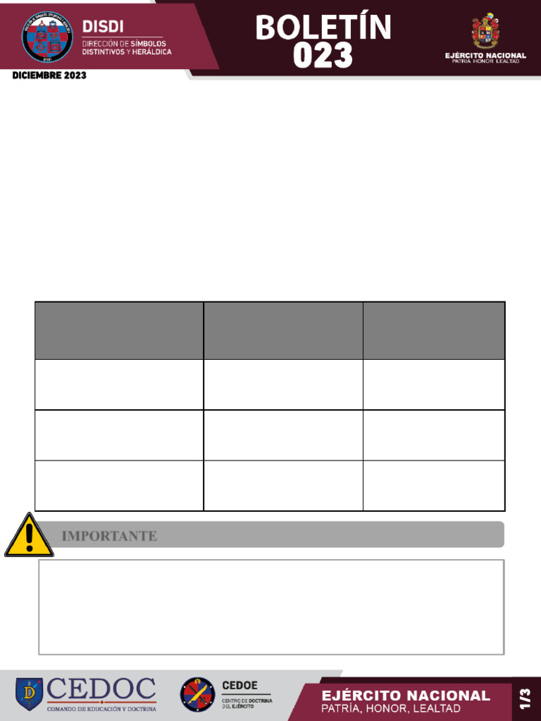 Boletin 023 - Codigo de Vestimenta Del Ejercito | PDF | Moda | Ropa